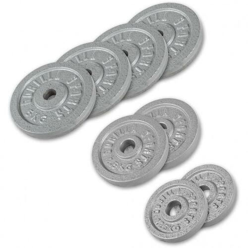 GORILLA SPORTS Set tegova od livenog gvozdja (27,5 kg)