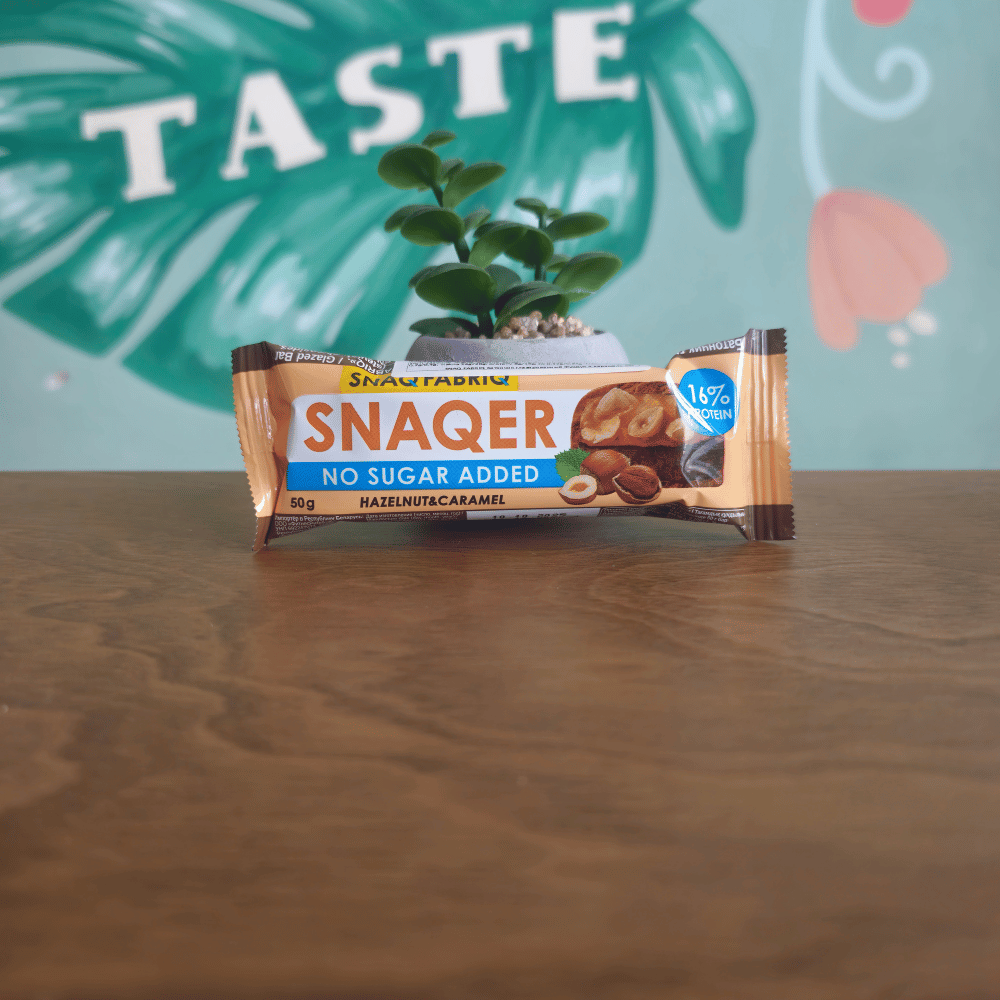 Snaqer – Hazelnut & Caramel 50g