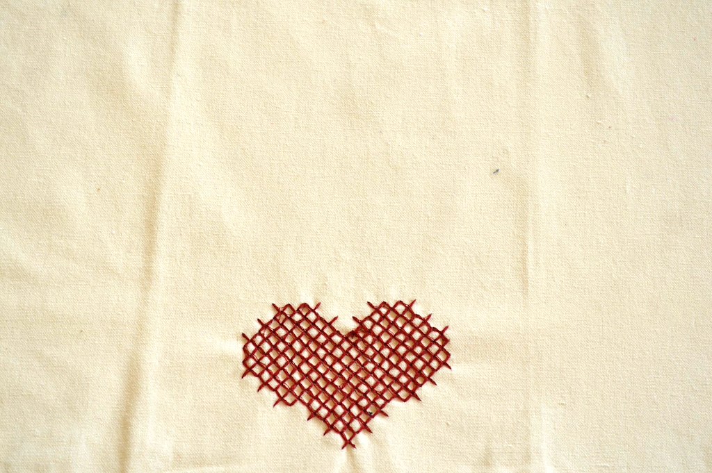 Kuhinjska krpa Heart 45x70cm