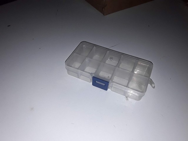 Kutija za sitniji pribor, udice, olovo 13 x 6,5 x 2 cm