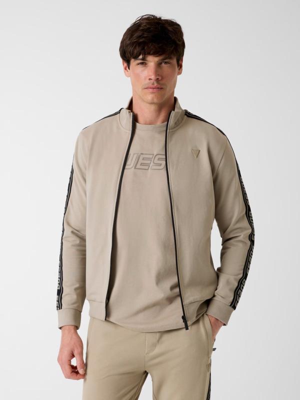 Guess- Bež muški duks FULL ZIP NEW ARLO SWEATSHIRT