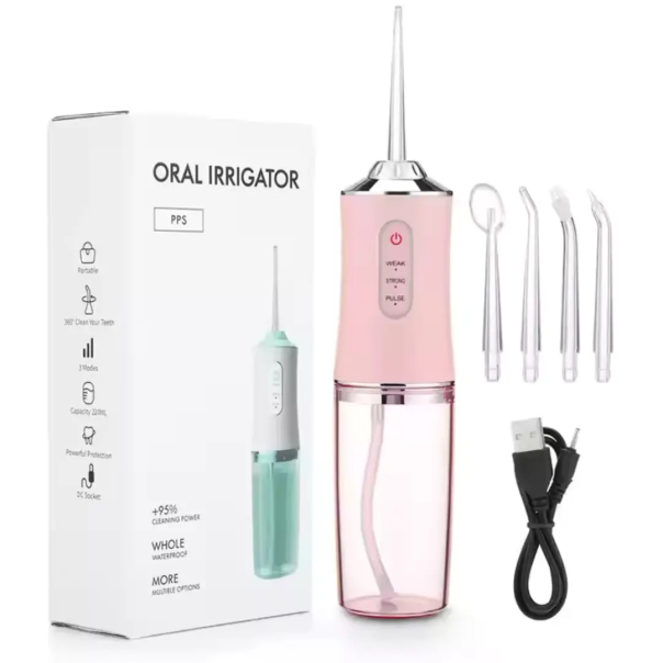Oralni irigator za negu zuba, Roze