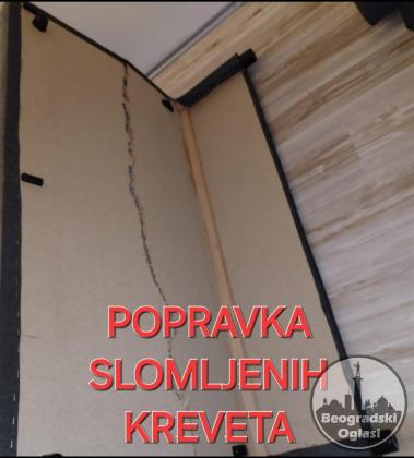 Popravljanje slomljenih kreveta garnitura