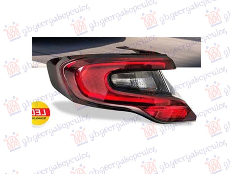 STOP LAMPA SPOLAJSNJA LED (SEDAN) (TURSKA) Leva str. FIAT TIPO 2021- (356/357) (OEM: 52204122)