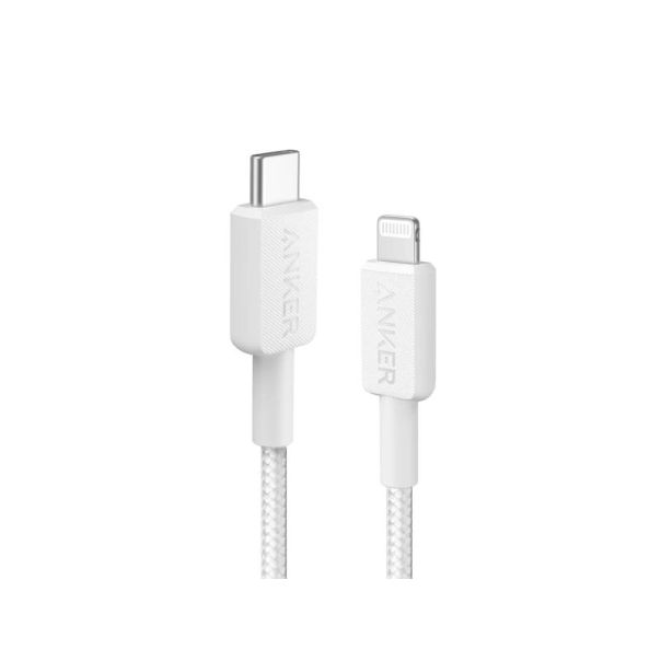 ANKER Kabl 322 USB-C na Lightning, bela