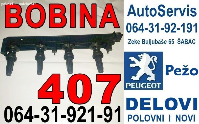 PEŽO 407 BOBINA PEUGEOT