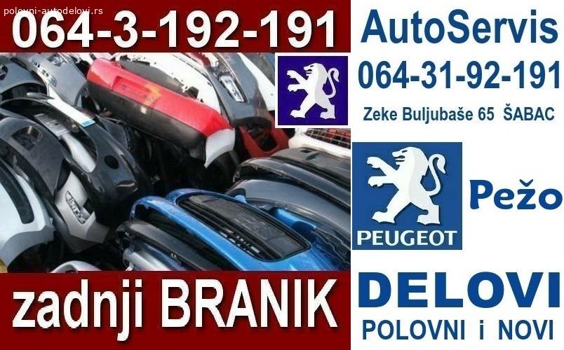BRANIK PEŽO 407 607 206 306 307 406 106 807 309 405 PEUGEOT