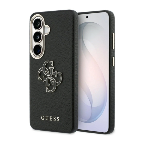 Maska za Samsung S26/ S941B Guess Grained Big 4G Metal Logo crna