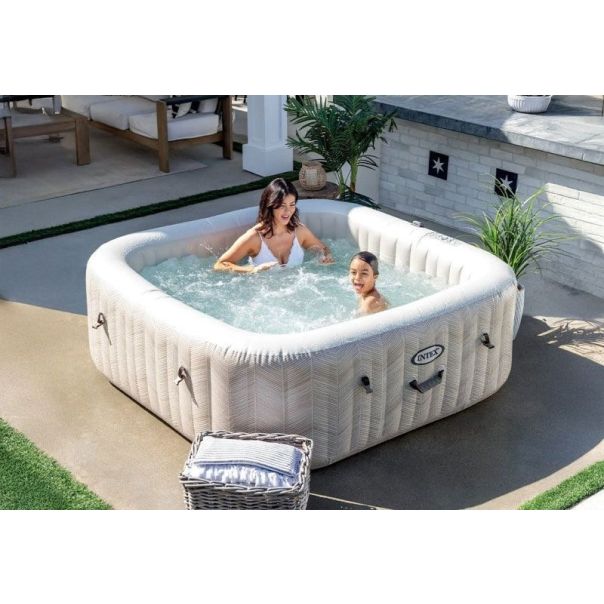INTEX Kvadratni spa bazen sa hidromasažom za 4 osobe, 175x71 cm - 28446