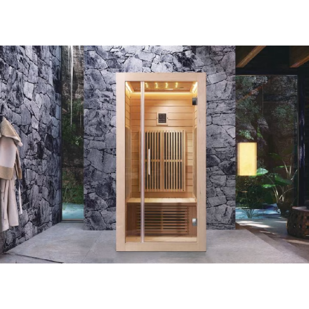 Nero Sauna soba kanadski Hemlock Infrared 1200x900x1900mm