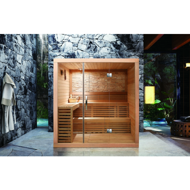 Nero Sauna soba kanadski Hemlock 2000x1800x2000mm