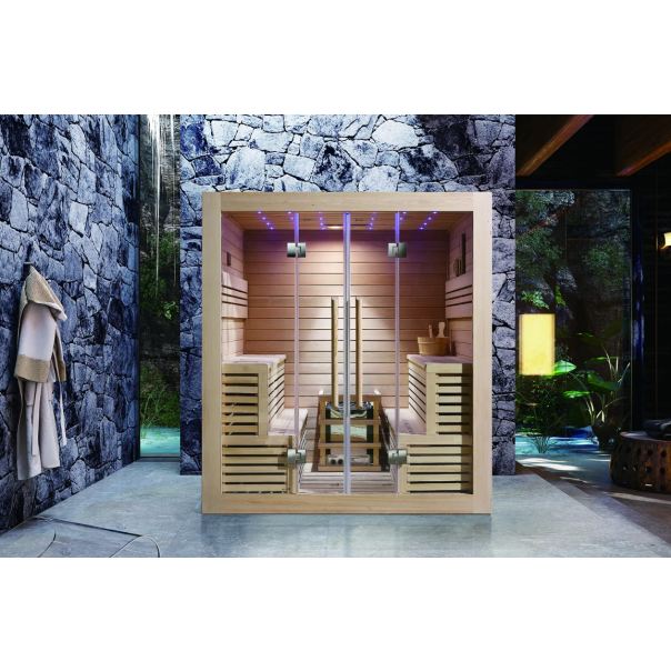 Nero Sauna soba kanadski Hemlock 1800x1500x1900mm