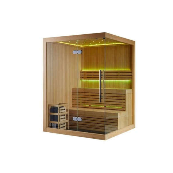 Nero Sauna soba kanadski Hemlock 1500x1200x1900mm