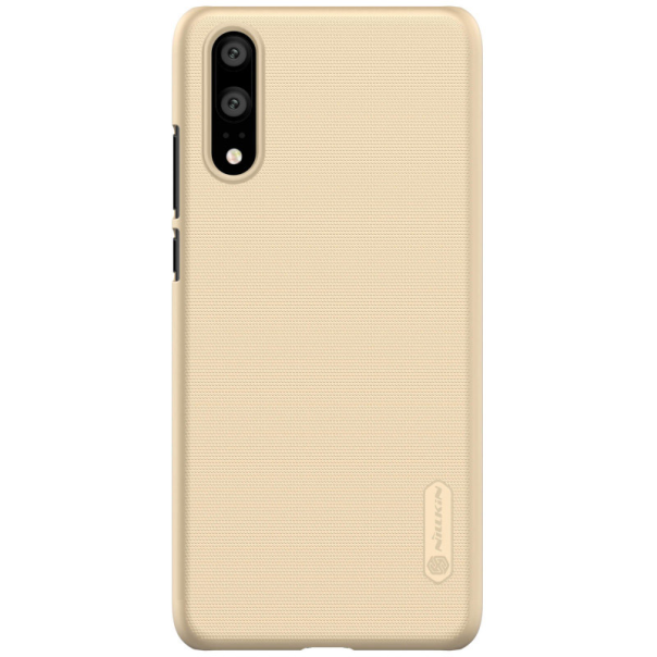 Maska za Huawei P20 zlatna Nillkin Super Frosted Shield