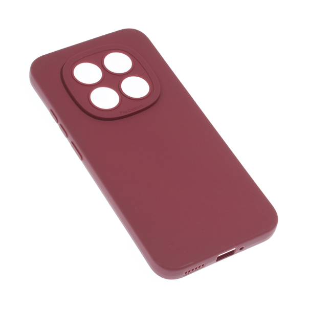 Maska za Xiaomi Redmi Note 15 Pro 5G Silikon Pro Camera bordo