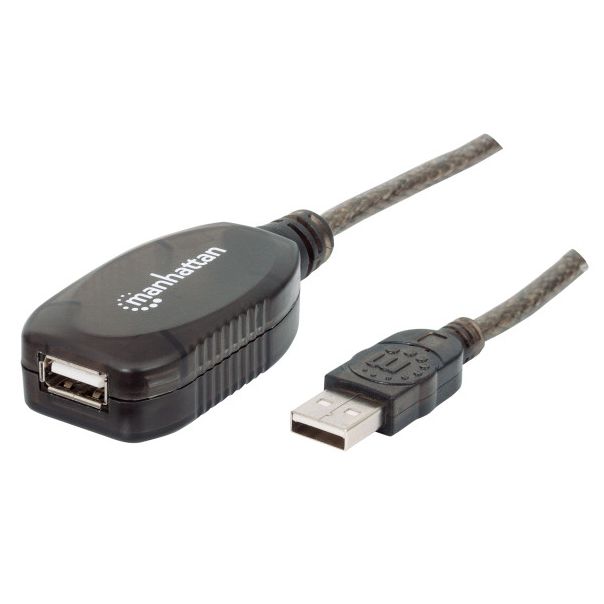 MANHATTAN Kabl 150248 USB-A M/F 2.0/480Mbps/produžni aktivni/10m