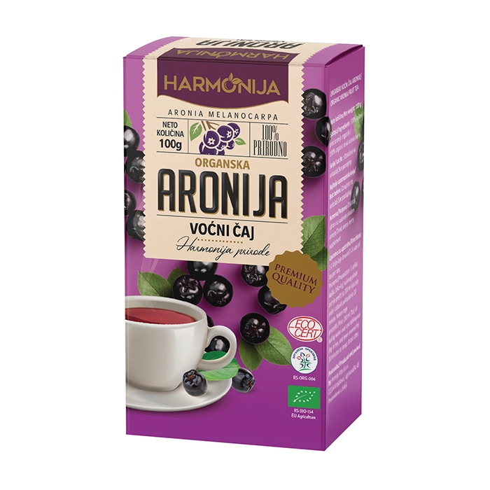 Organski voćni čaj od aronije Harmonija 100g