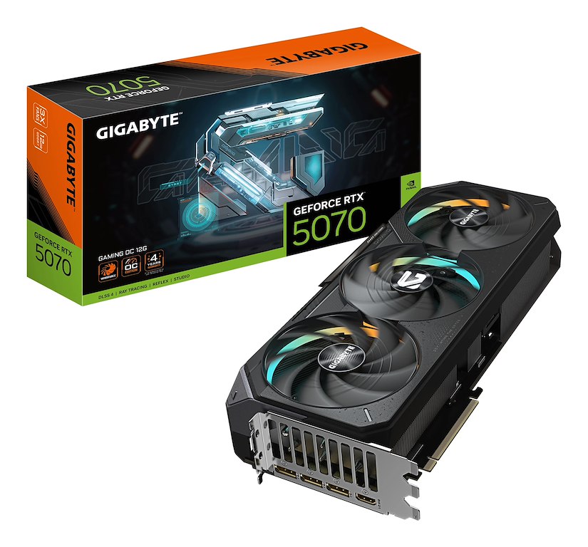 Gigabyte GeForce RTX5070 Ti GAMING OC (GV-N507TGAMING OC-16GD) grafička kartica 16GB GDDR7 256bit