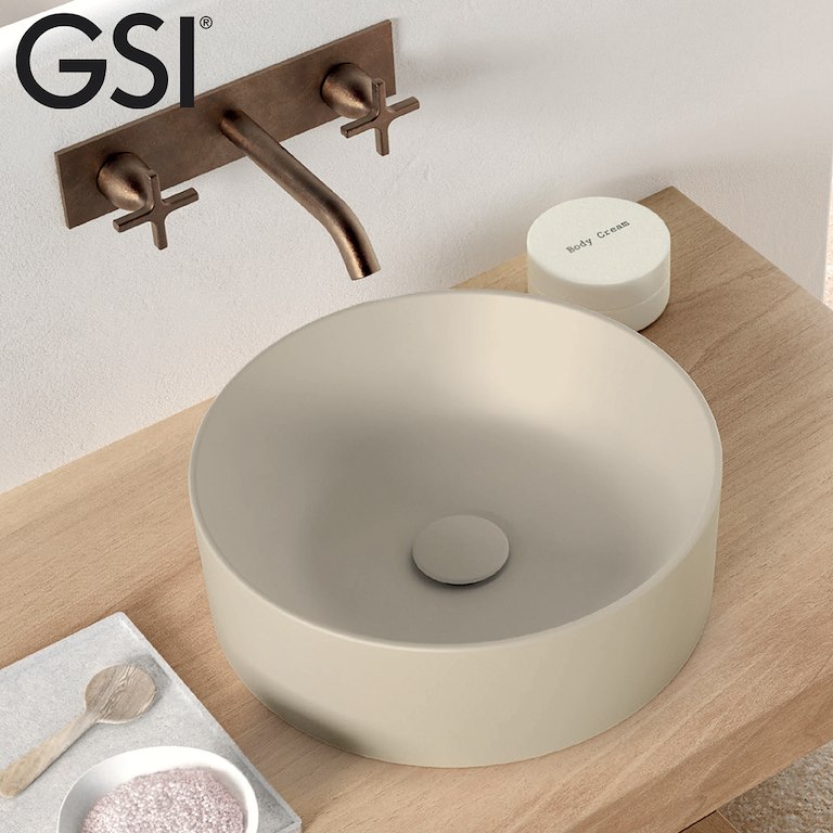 GSI KUBE X LAVABO Ø40 NADGRADNI CRETA MAT 942608