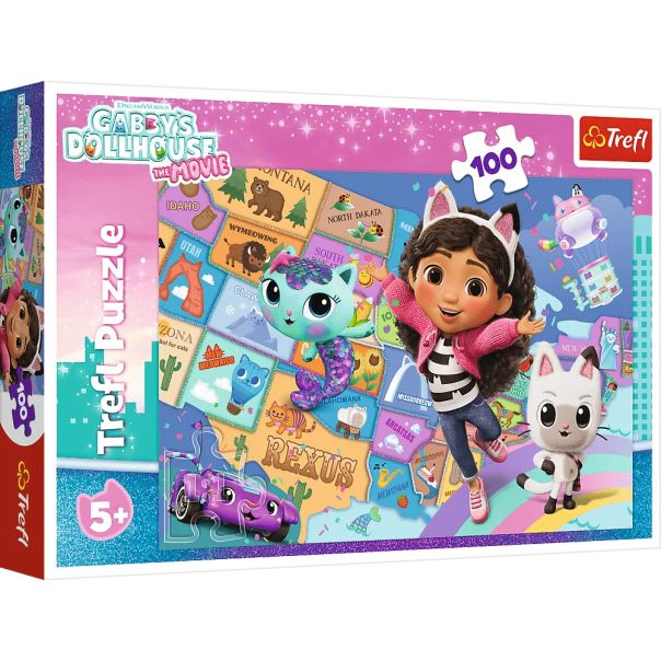 Puzzle 100 delova – Gabby’s dollhouse