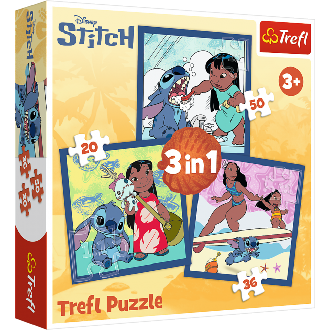 Puzzle 3 u 1 – Lilo & Stitch