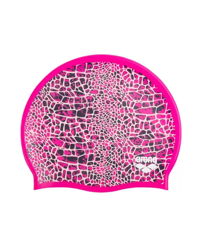 FLAT SILICONE SNAKESKIN PINK MULTI