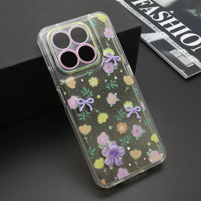 Zastitna maska (futrola) WHISPER - Huawei Honor X7d/Honor Smart 400 4G zuta (MS)