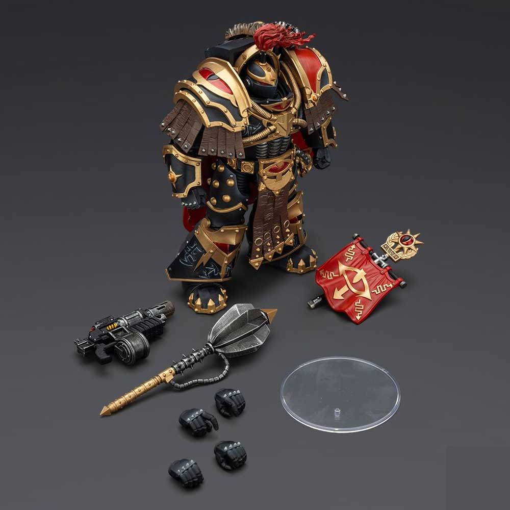 Sons of HorusLegion Cataphractii Praetorwith Combi-Melta and Power Maul