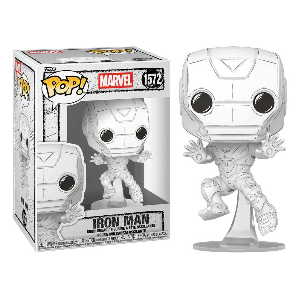 Funko POP! Marvel: Marvel Sketched - Iron Man