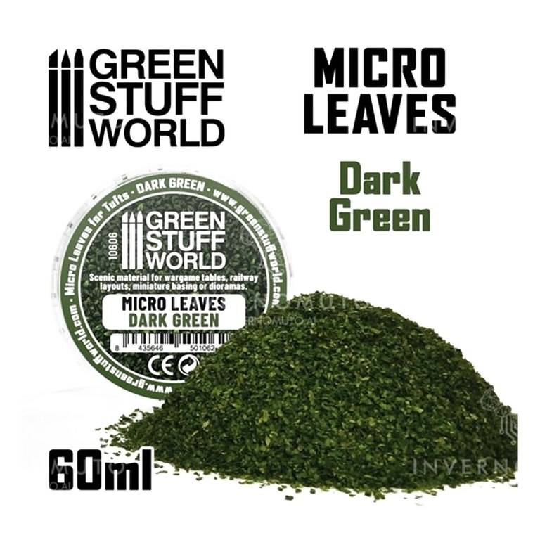 Micro Leaves - DARK GREEN Mix (15gr)