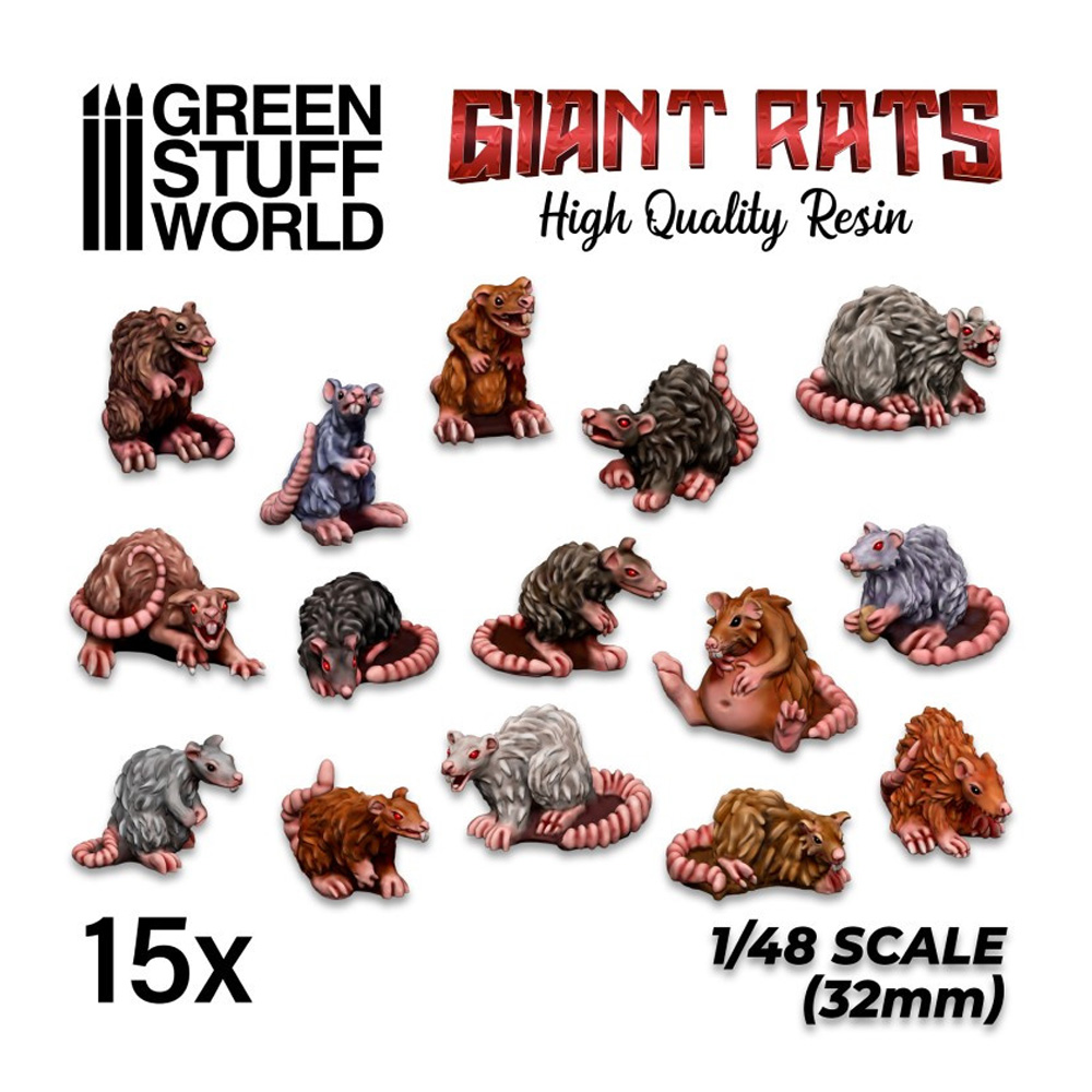 Giant Rats Resin Set