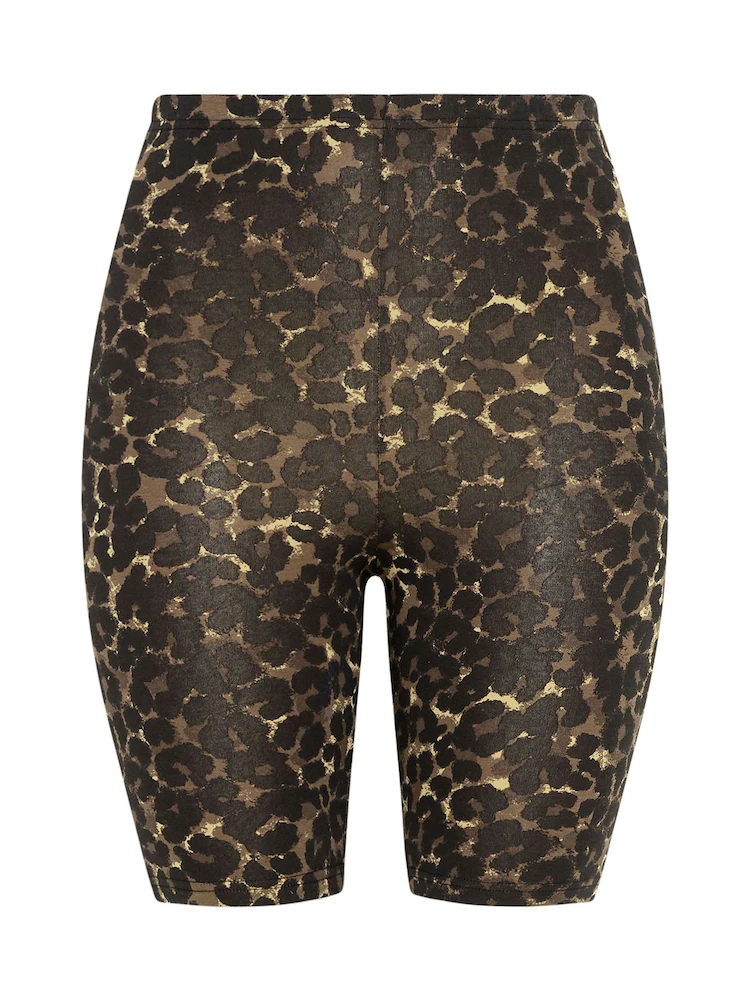 Yours Curve Leopard Stretch biciklističke kratke hlače 2