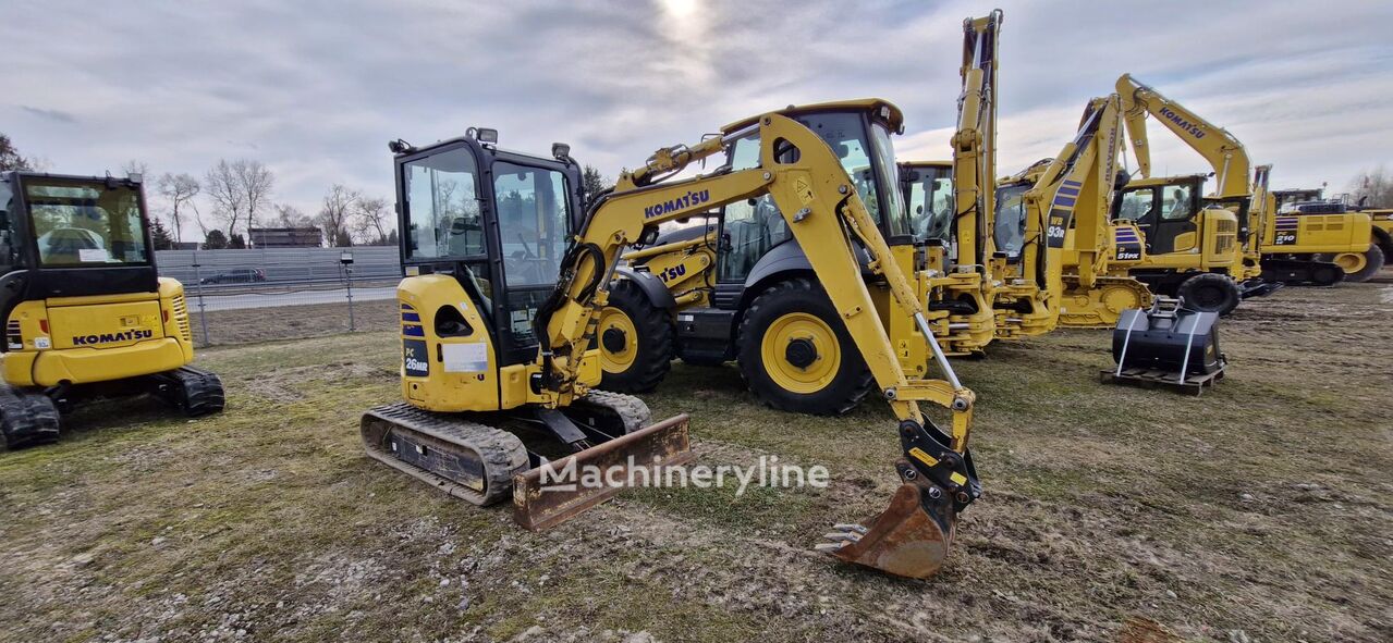 Komatsu PC26 mini bager