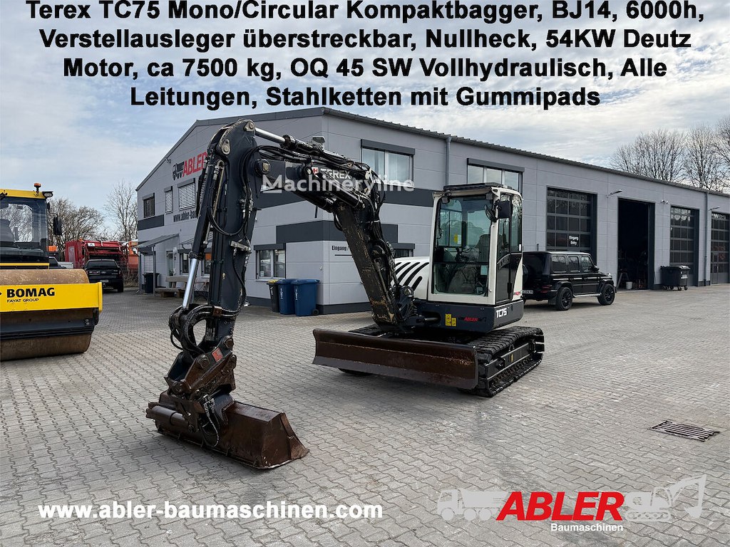 Terex TC75 midi bager