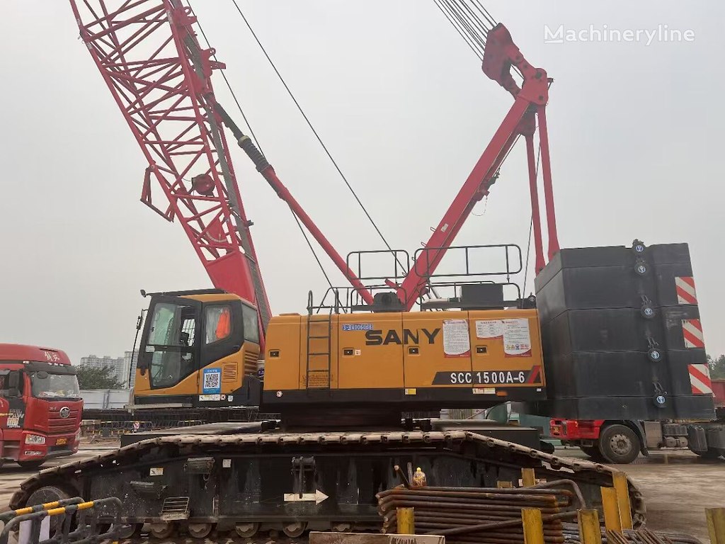 Sany Sany SCC1500A-6 150T Crawler Crane – Strong Lifting Performance| kran guseničar