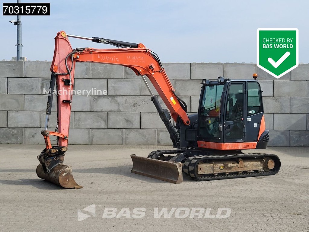 Kubota KX080-4 A/C mini bager