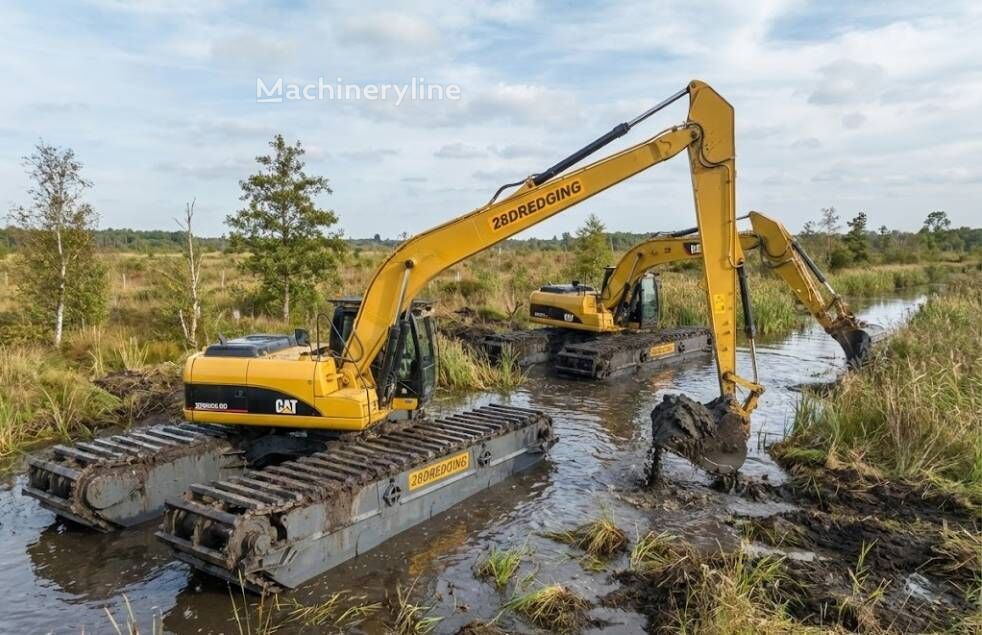 Caterpillar 320 AMPIBIOUS EXCAVATOR RENTAL bager amfibija