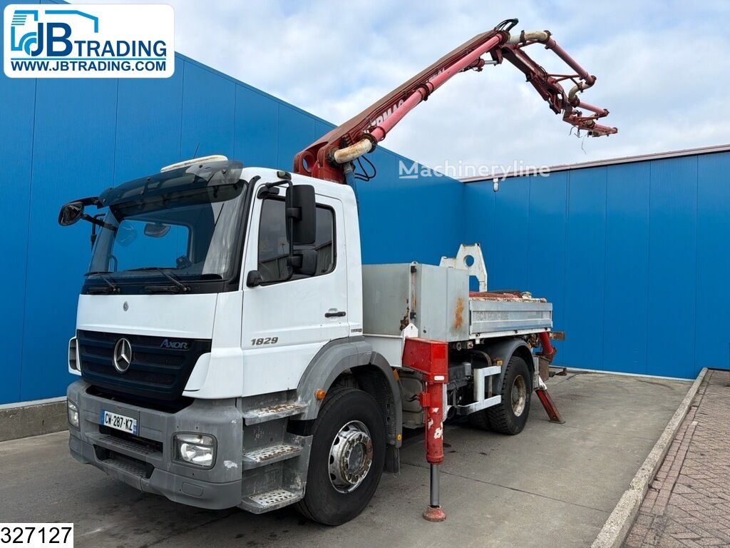 Mercedes-Benz Axor 1829 4x2, Steel suspension, Sermac pumpa za beton