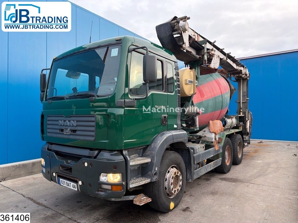 MAN TGA 33 360 6x4, Steel suspension kamion s mešalicom za beton