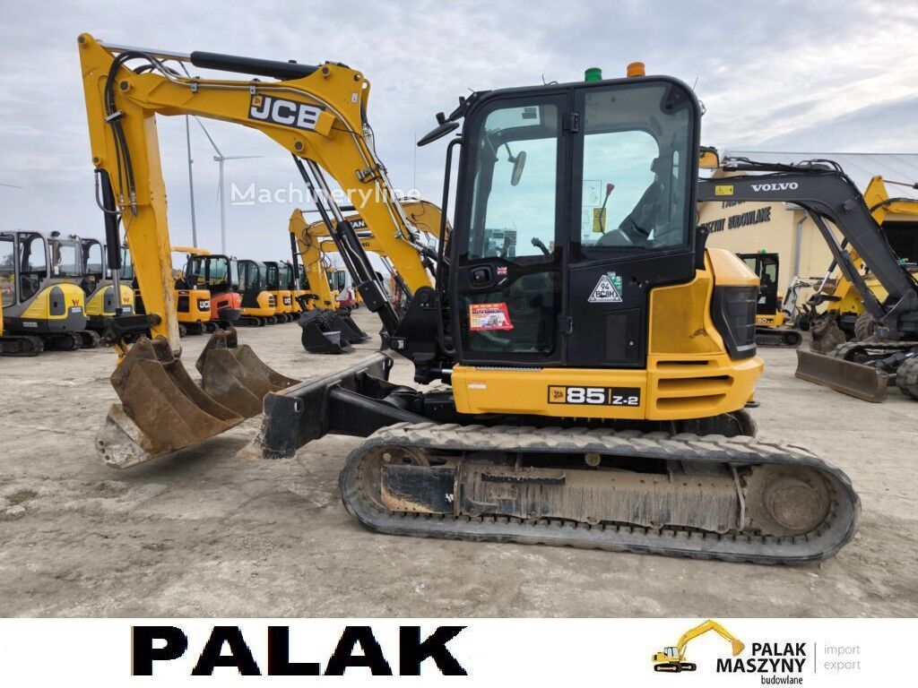 JCB Mini koparka 85Z-2 , 2021 rok mali valjak