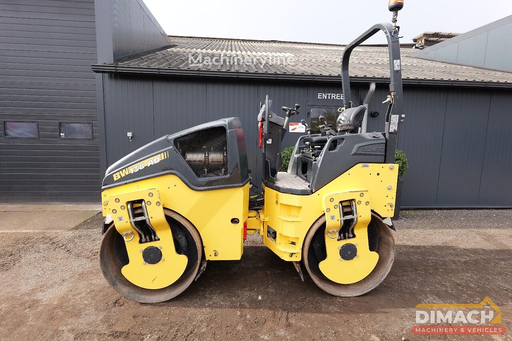 BOMAG BW 138 AD-5 tandem roller - 540 hours - CE - Kubota engine - TOP mali valjak