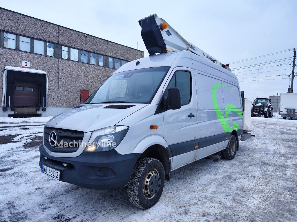 Prodaje se Mercedes-Benz Sprinter 4x4 automat med Versalift ETM-145F 14,2m arbeidshøyde auto dizalicu s korpom na aukciji