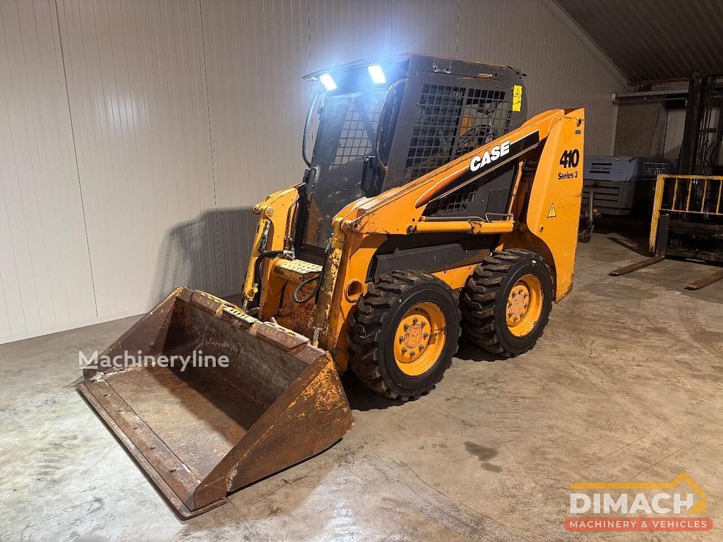 Case 410 1000 hours! - air conditioning - 4x4 skid steer loader - New mini utovarivač