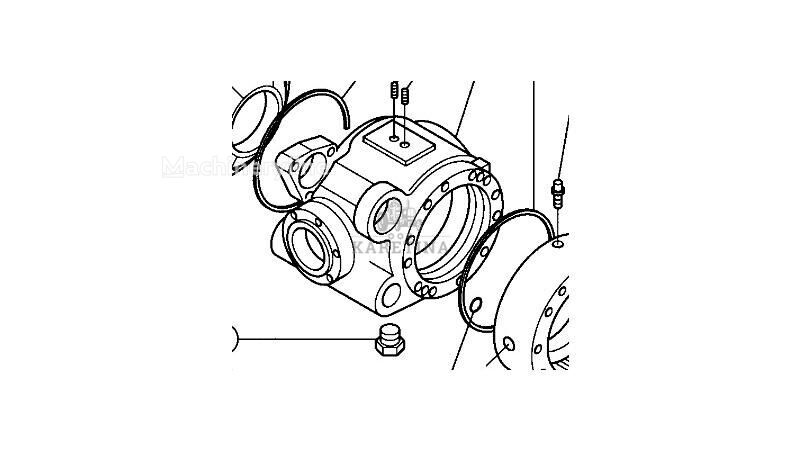 Obudowa Mechanizmu Różnicowego Obudowa Środkowa Osi Claas Targo K70 Obudowa Mechanizmu Różnicowego Obudowa Środkowa Osi 00 za Claas Targo K70 teleskopskog utovarivača