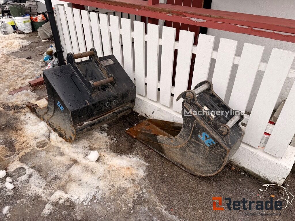 Prodaje se SE Equipment 2 Stk skuffer med S40 feste (brukt få ganger) kašiku za bager na aukciji