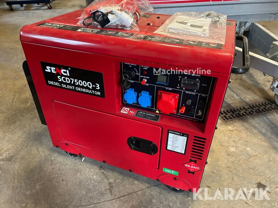 Prodaje se Senci SCD7500q-3 benzinski generator na aukciji