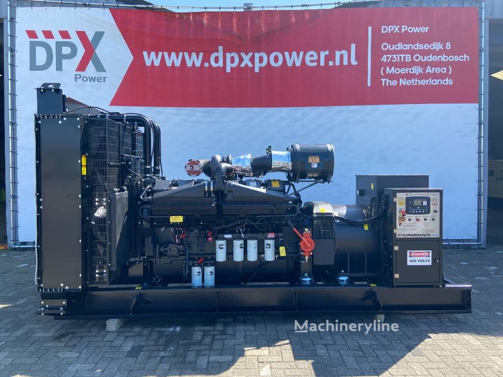 Novi Cummins KTA38-G5 - 1.100 kVA Generator - DPX-18814 diesel generator