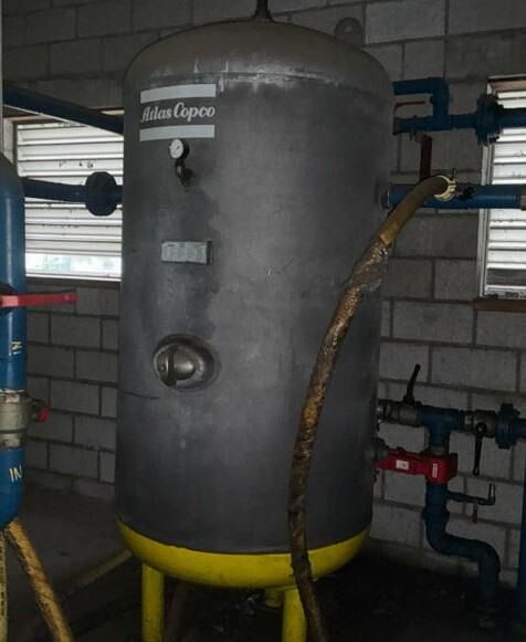 Atlas Copco 1500 liter tank pressure vessel industrijski rezervoar