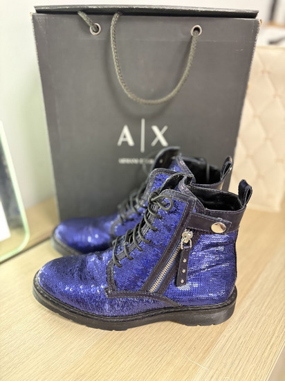 ARMANI EXCHANGE sequin cizme