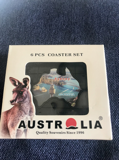 Podmetaci za case Australija, 5 komada, NOVO
